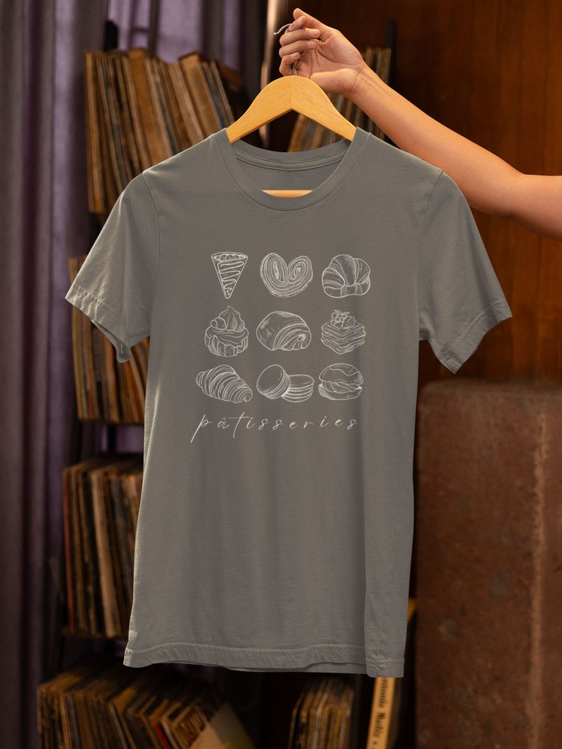 Patisseries French Pastry Lover Shirt, Unisex Jersey Short Sleeve Tee ...