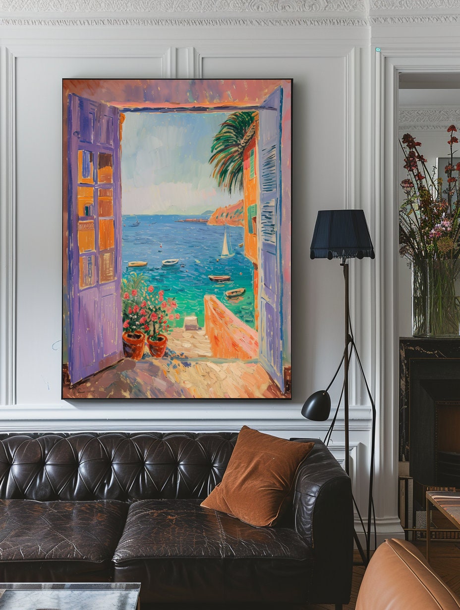 PRINTABLE Open Window Henri Matisse Matisse Inspired Sea View Art ...