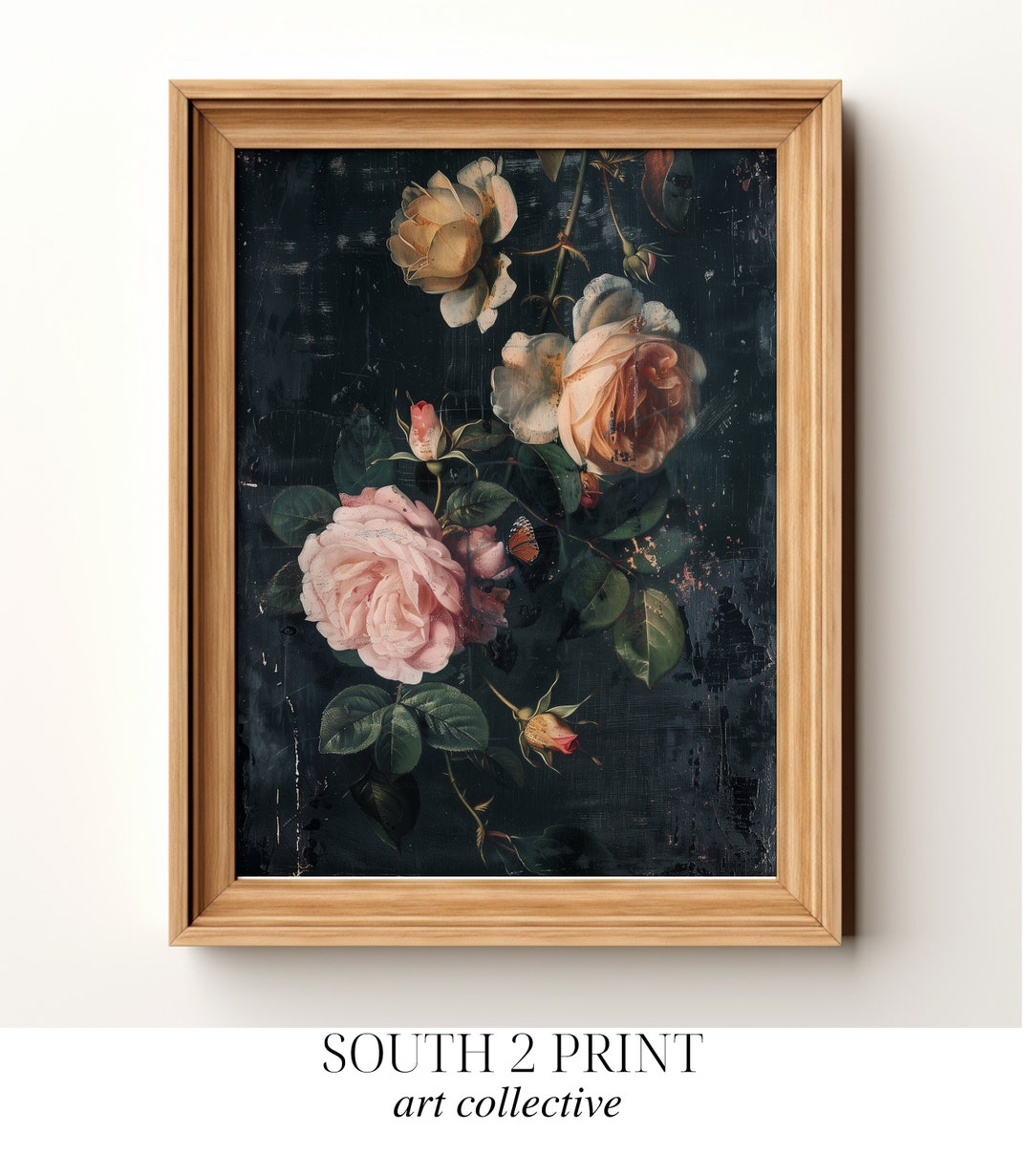 Dutch Golden Age Roses Painting | Floral Still Life Art (digital ...