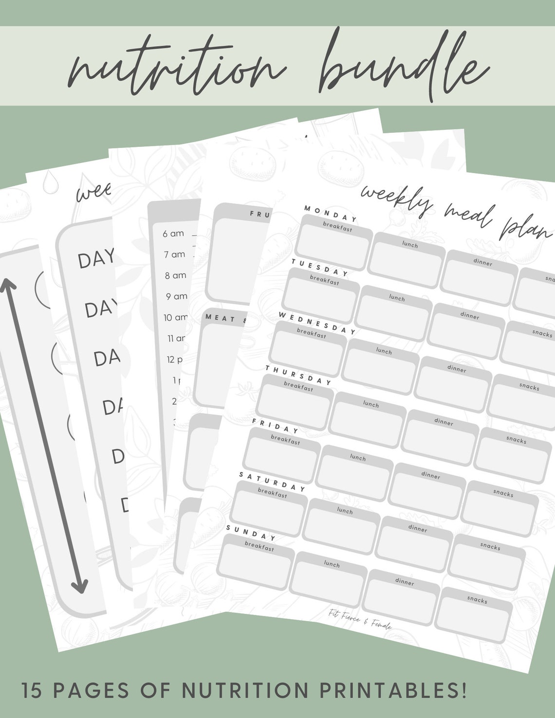 Nutrition Bundle | Guide and Workbook to Better Nutrition | by Fit ...