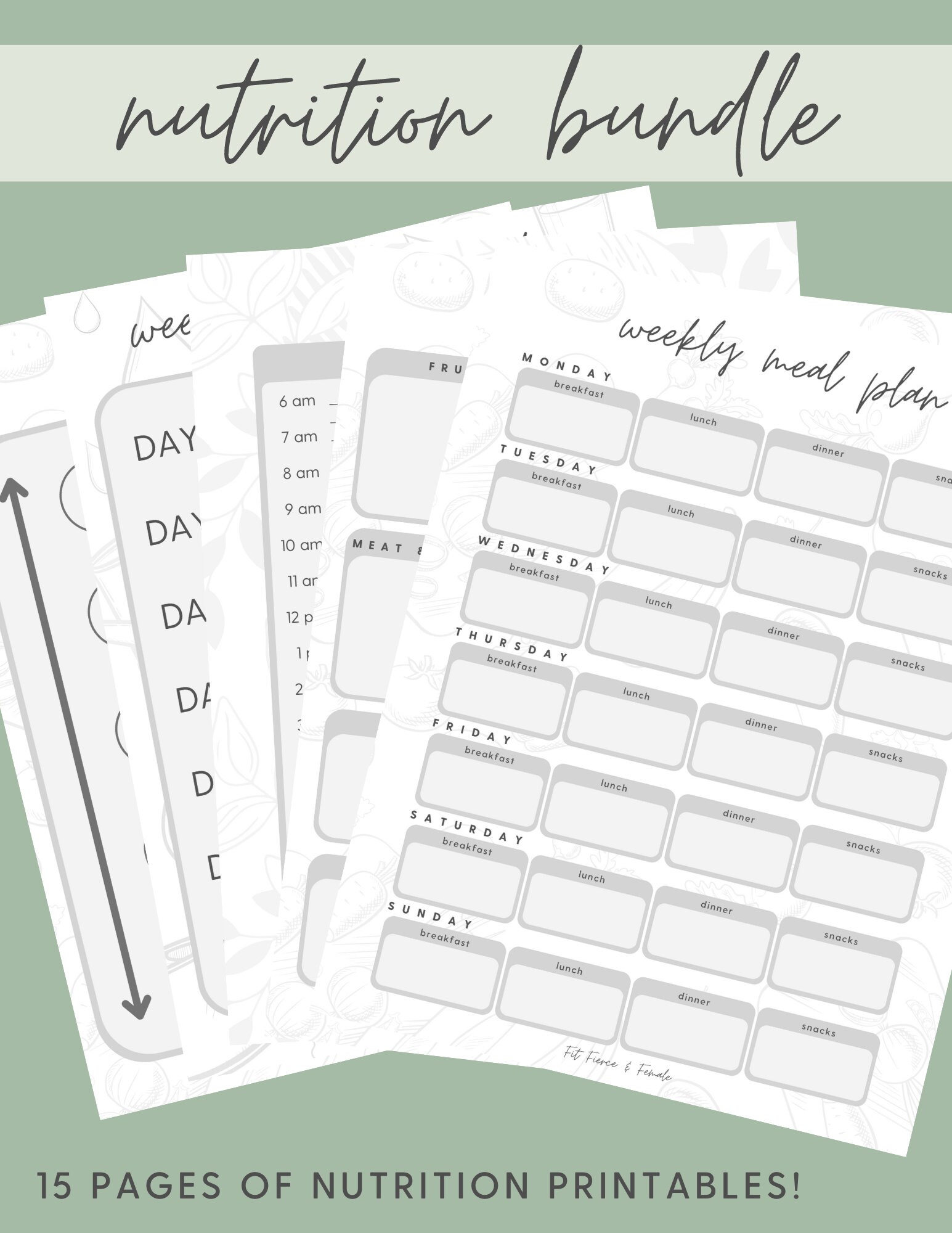 Nutrition Bundle | Guide and Workbook to Better Nutrition | by Fit ...