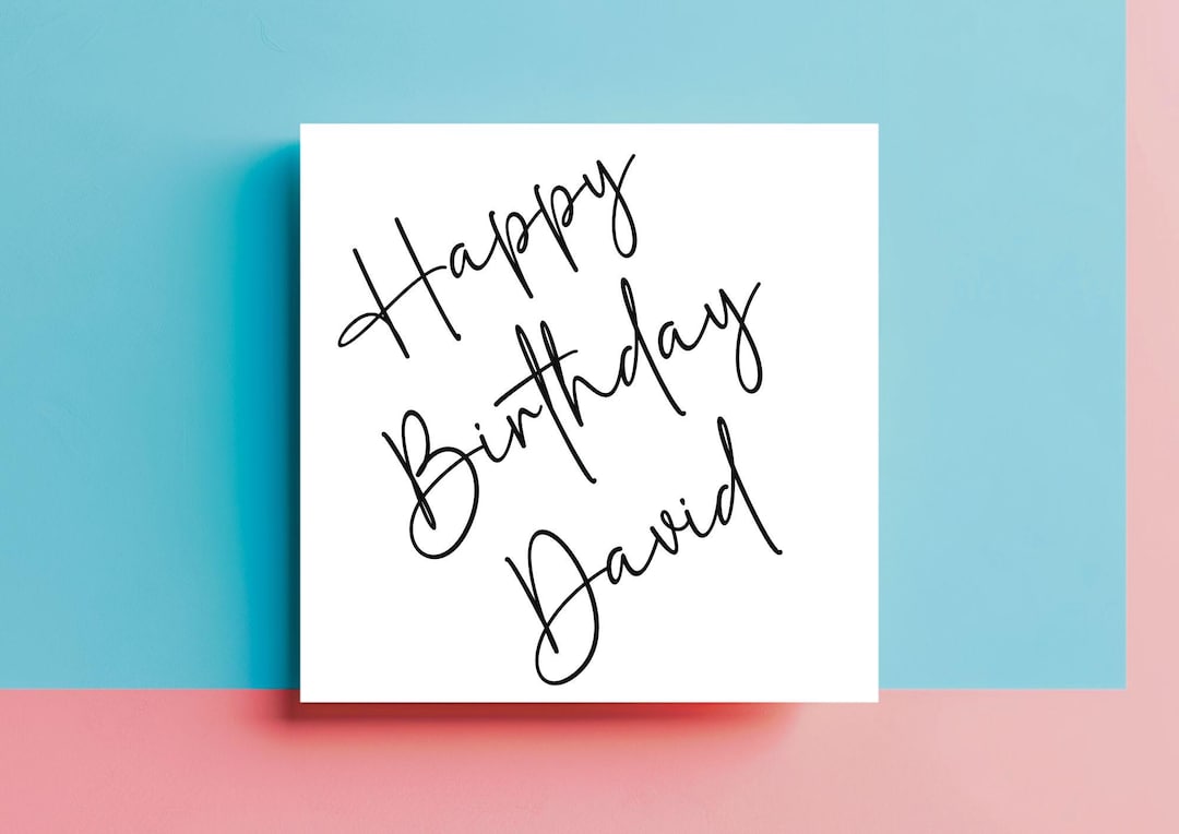 Personalised Name Birthday Card | Birthday Card With Name - Etsy