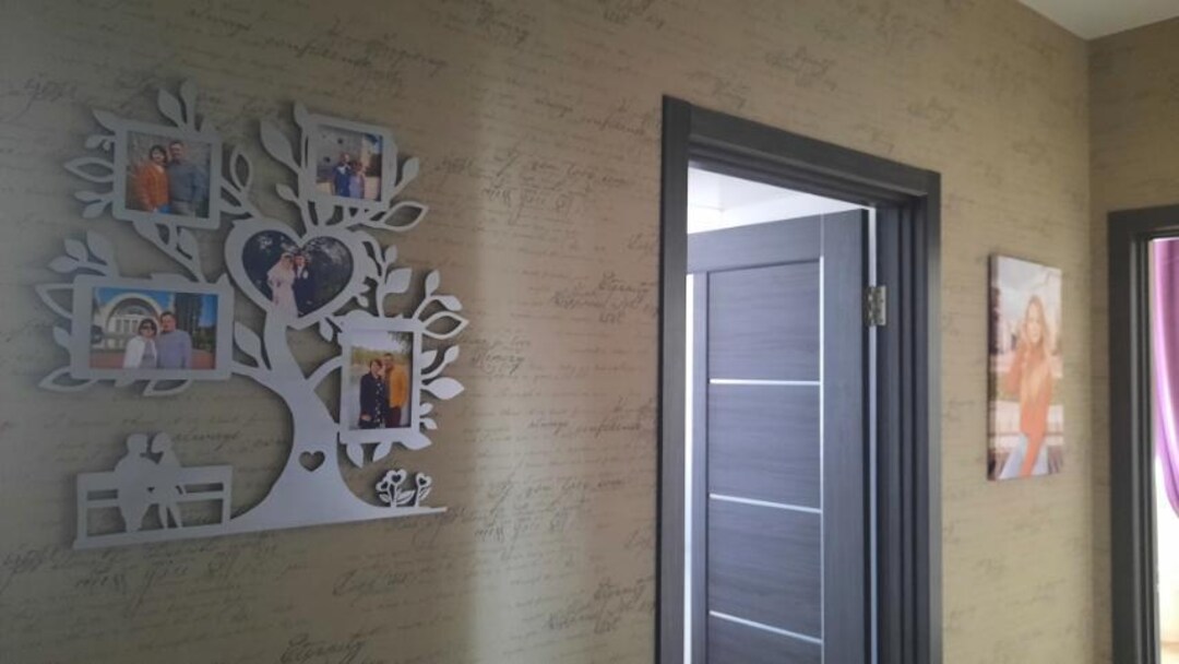 Family Photo Frame Family Tree, Wooden Picture Frame Collage ...