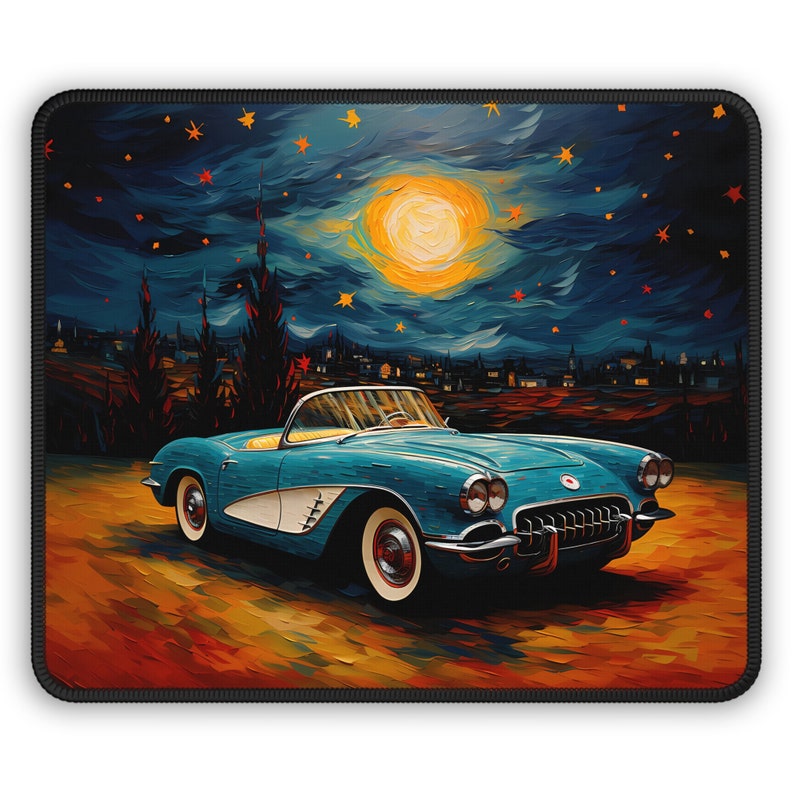 1958 Chevrolet Corvette Gaming Mouse Pad - Computer Mouse Pad - Office ...