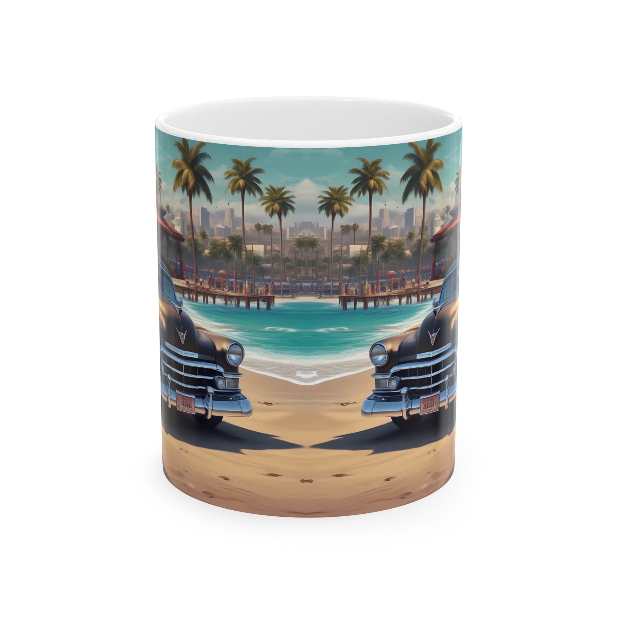 1947 Cadillac Series 62 Lowrider Ceramic Mug 11oz Classic Lowrider Mug ...
