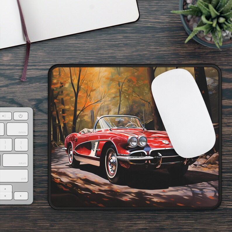1962 Chevrolet Corvette Mouse Pad Computer Mouse Pad Office Decoration ...