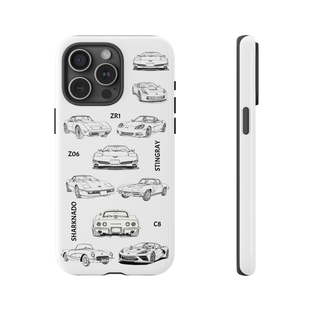 Iconic Corvette Cell Phone Case for iPhone 15 Pro Max and iPhone 16 Pro ...
