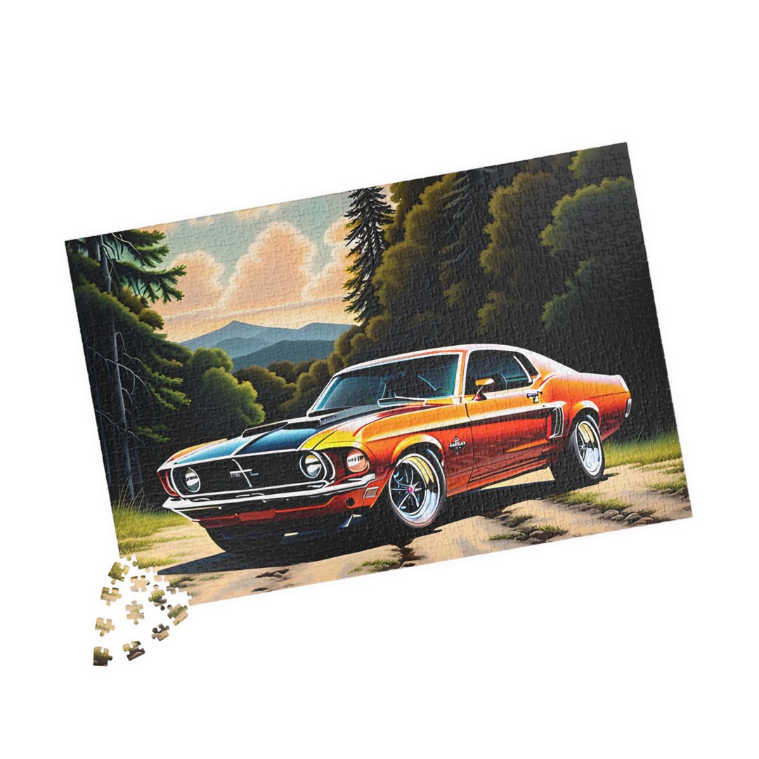 1970 Ford Mustang Jigsaw Puzzle (110, 252, 520, 1014-piece) - Gift Idea ...