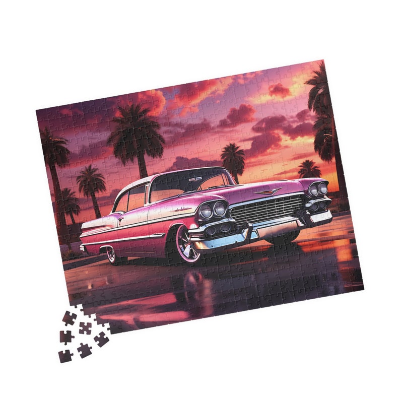 1958 Chevrolet Impala Jigsaw Puzzle 252, 520, 1014-piece Classic Car ...