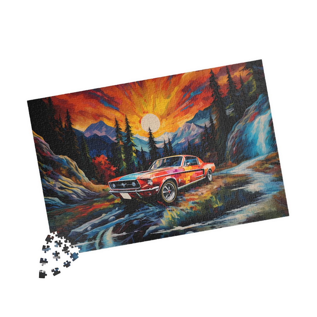 1967 Ford Mustang Jigsaw Puzzle (110, 252, 520, 1014-piece) - Gift Idea ...