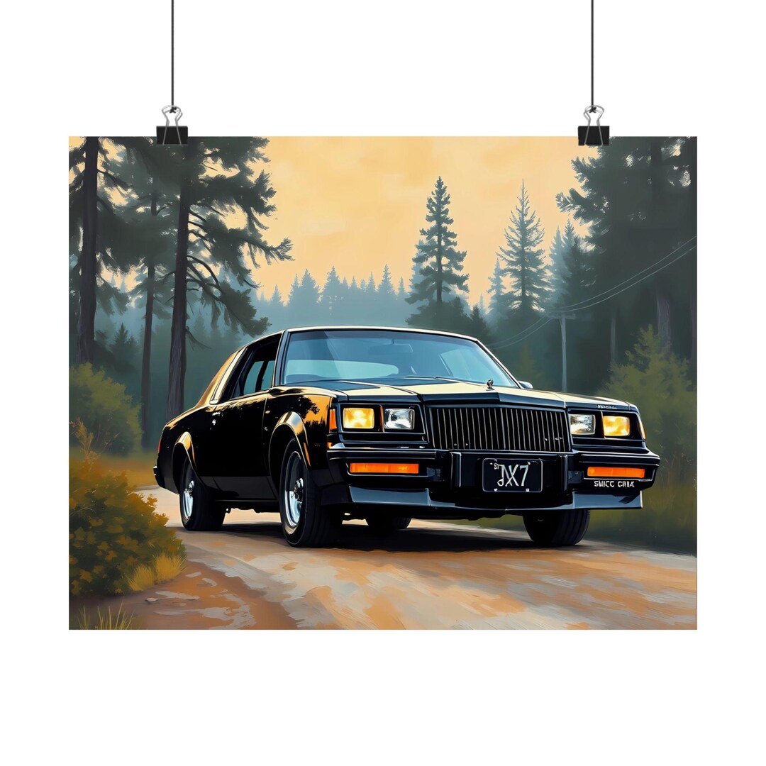 1984 Buick GNX - Matte Horizontal Posters - Home Decoration - Wall Art ...