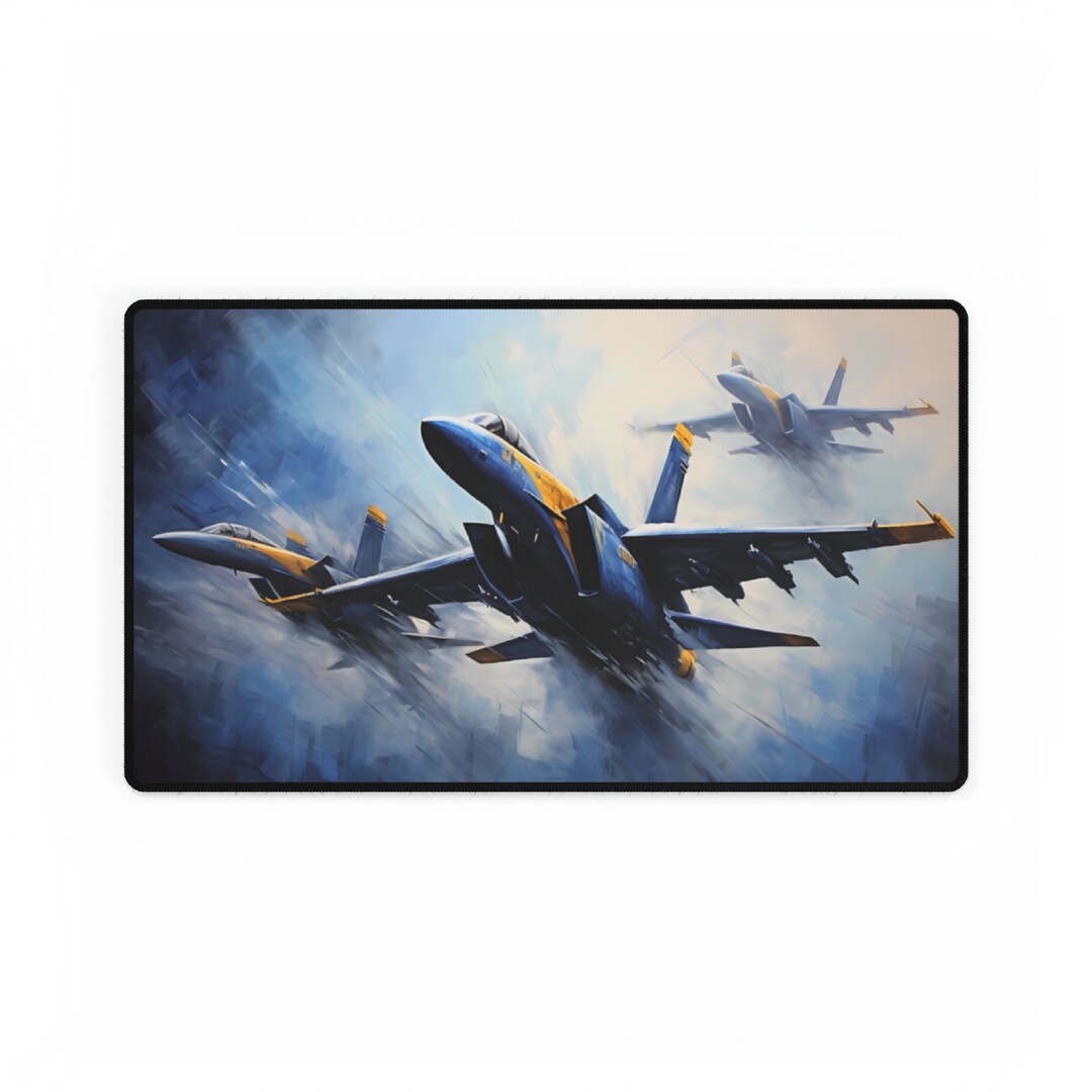 Blue Angels Fighter Jets Desk Mats Office Accessories Military ...