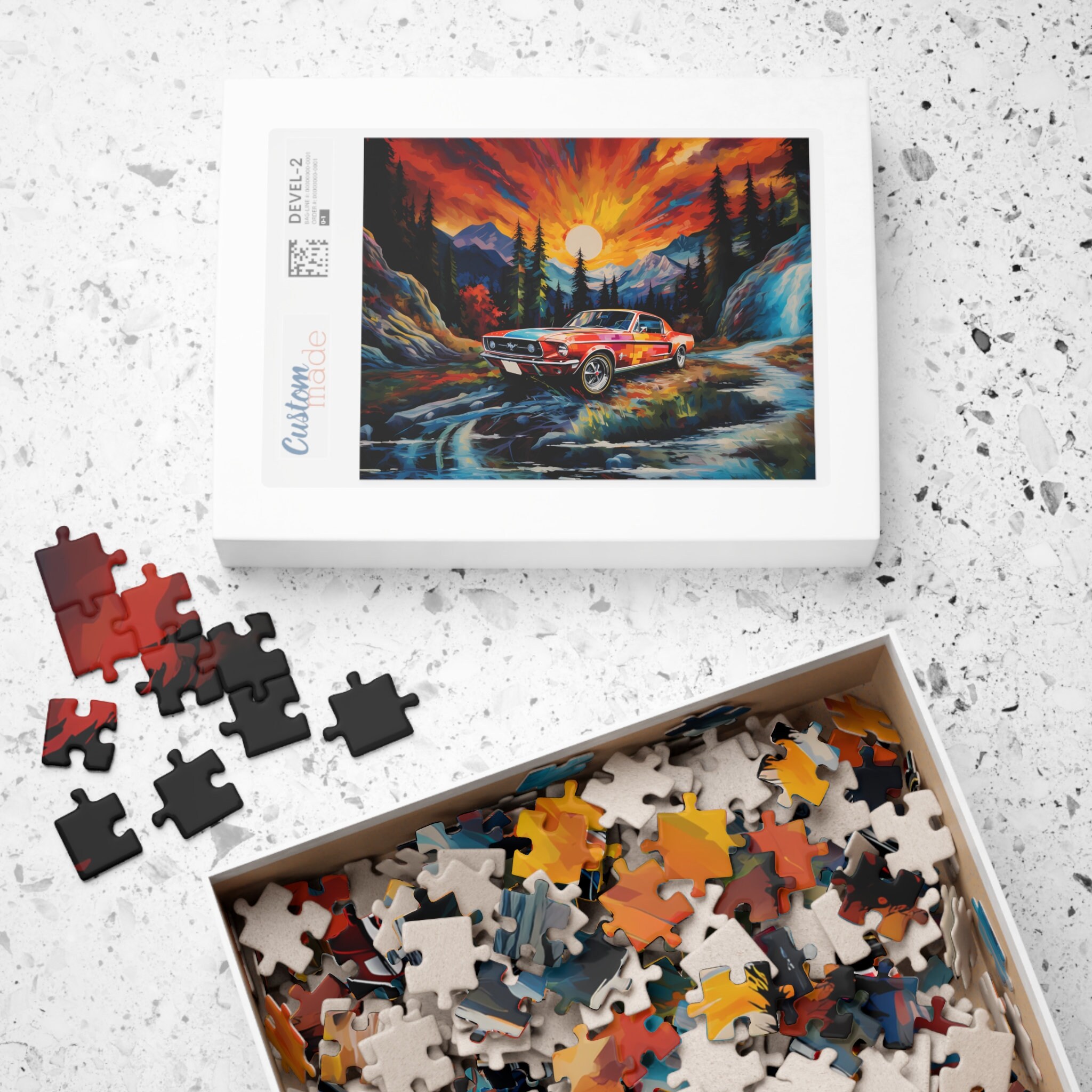 1967 Ford Mustang Jigsaw Puzzle (110, 252, 520, 1014-piece) - Gift Idea ...