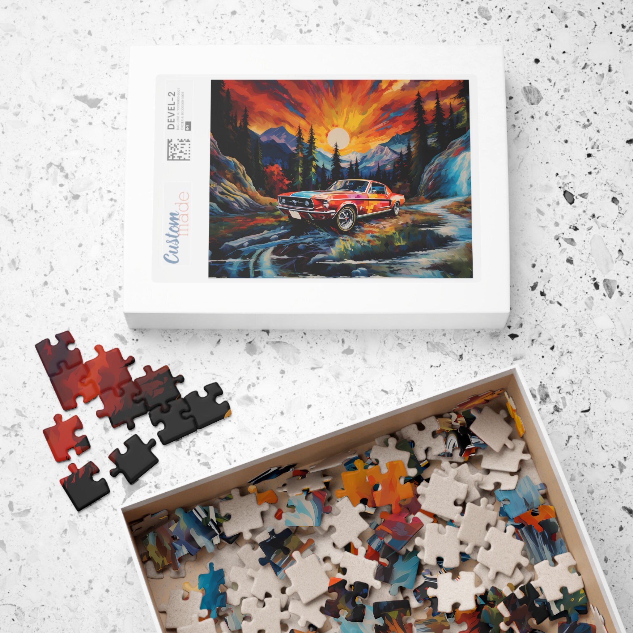 1967 Ford Mustang Jigsaw Puzzle (110, 252, 520, 1014-piece) - Gift Idea ...