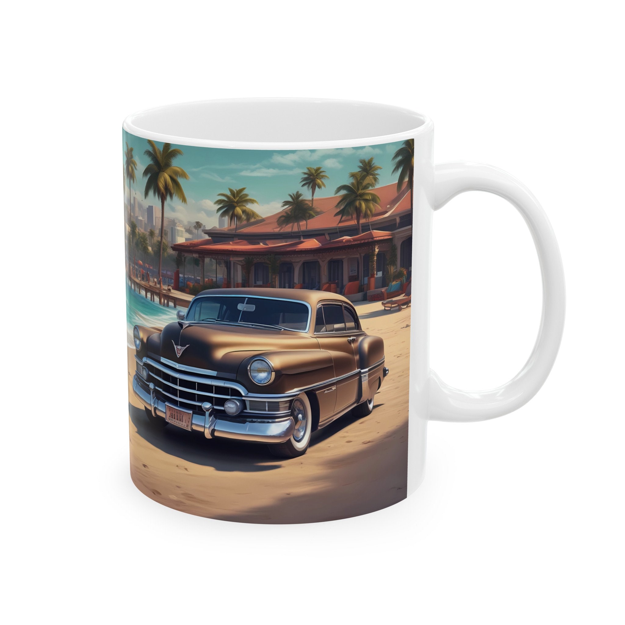 1947 Cadillac Series 62 Lowrider Ceramic Mug 11oz Classic Lowrider Mug ...