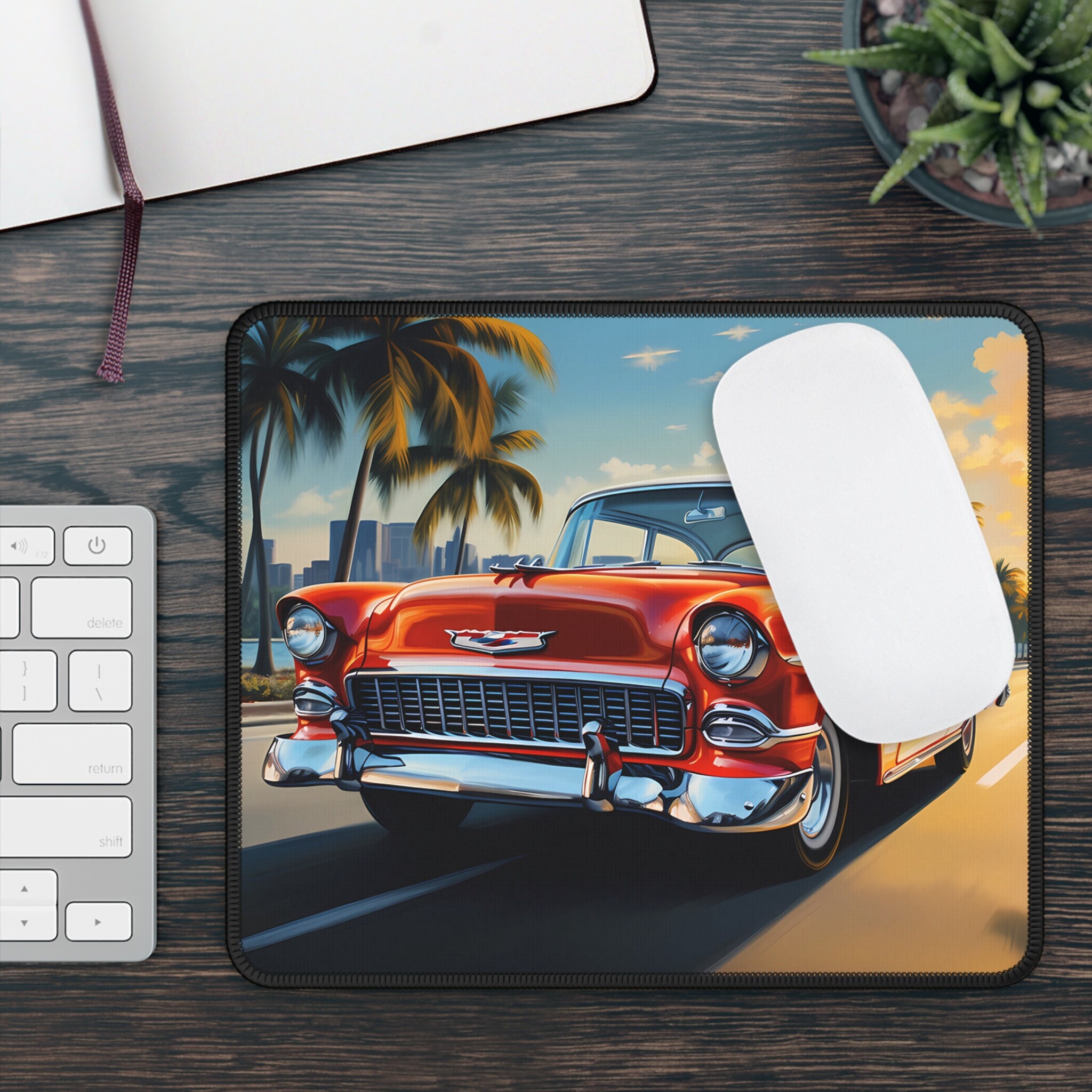 1955 Chevrolet Bel Air Mouse Pad - Computer Mouse Pad - Office ...