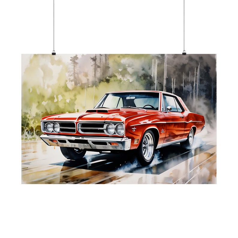 1964 Pontiac GTO Matte Horizontal Posters Home Decoration Wall Art ...