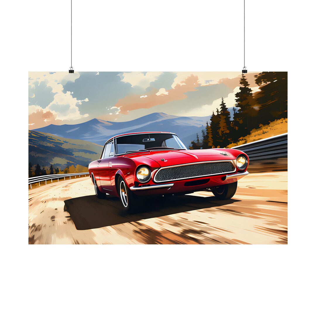 1963 Ford Allegro Matte Horizontal Posters Home Decoration Wall Art ...