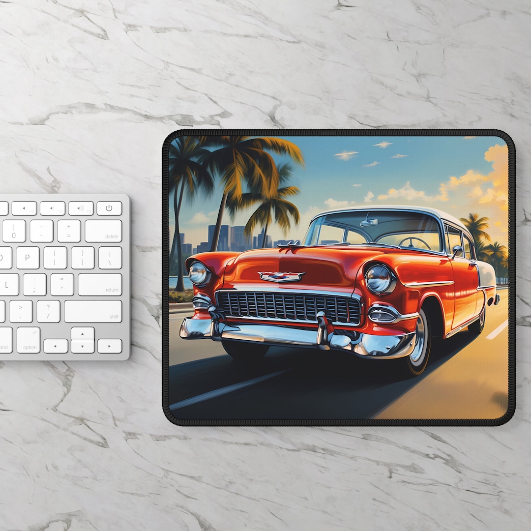1955 Chevrolet Bel Air Mouse Pad - Computer Mouse Pad - Office ...