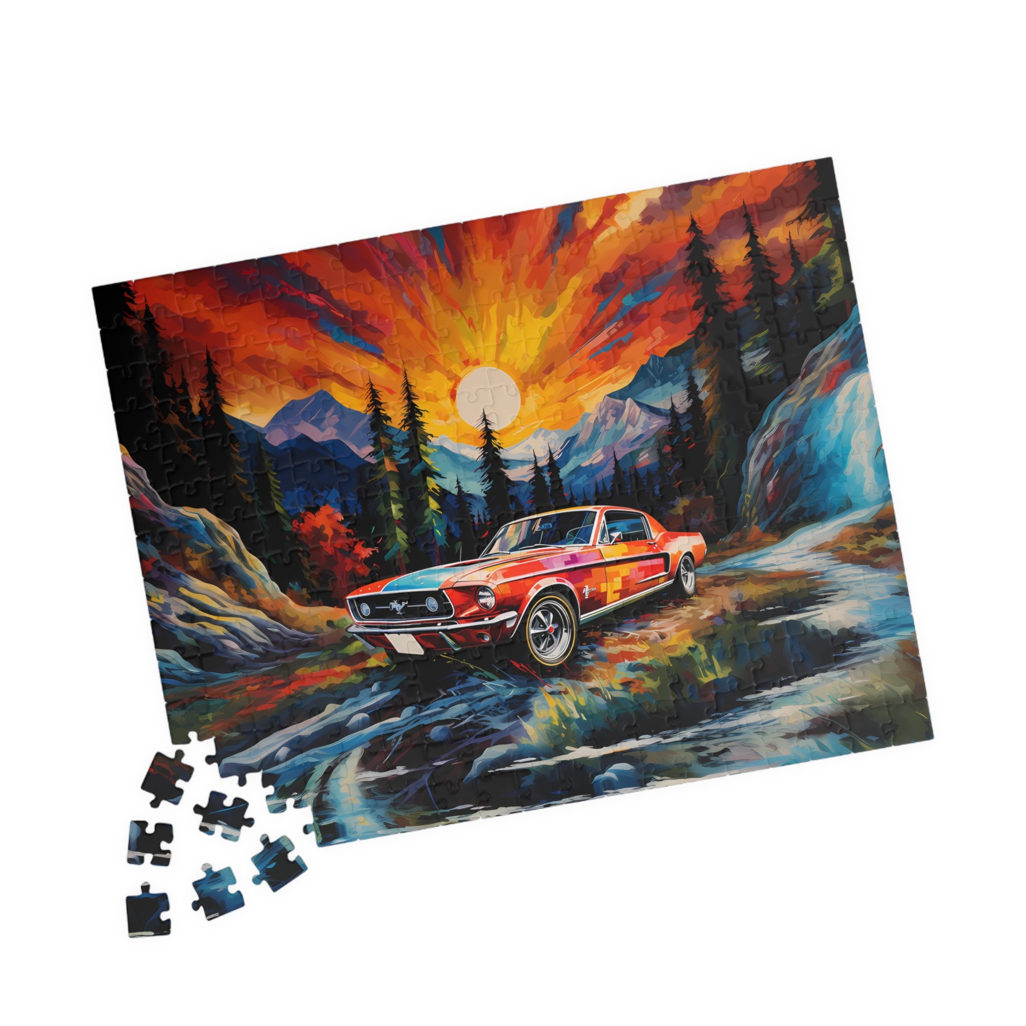 1967 Ford Mustang Jigsaw Puzzle (110, 252, 520, 1014-piece) - Gift Idea ...