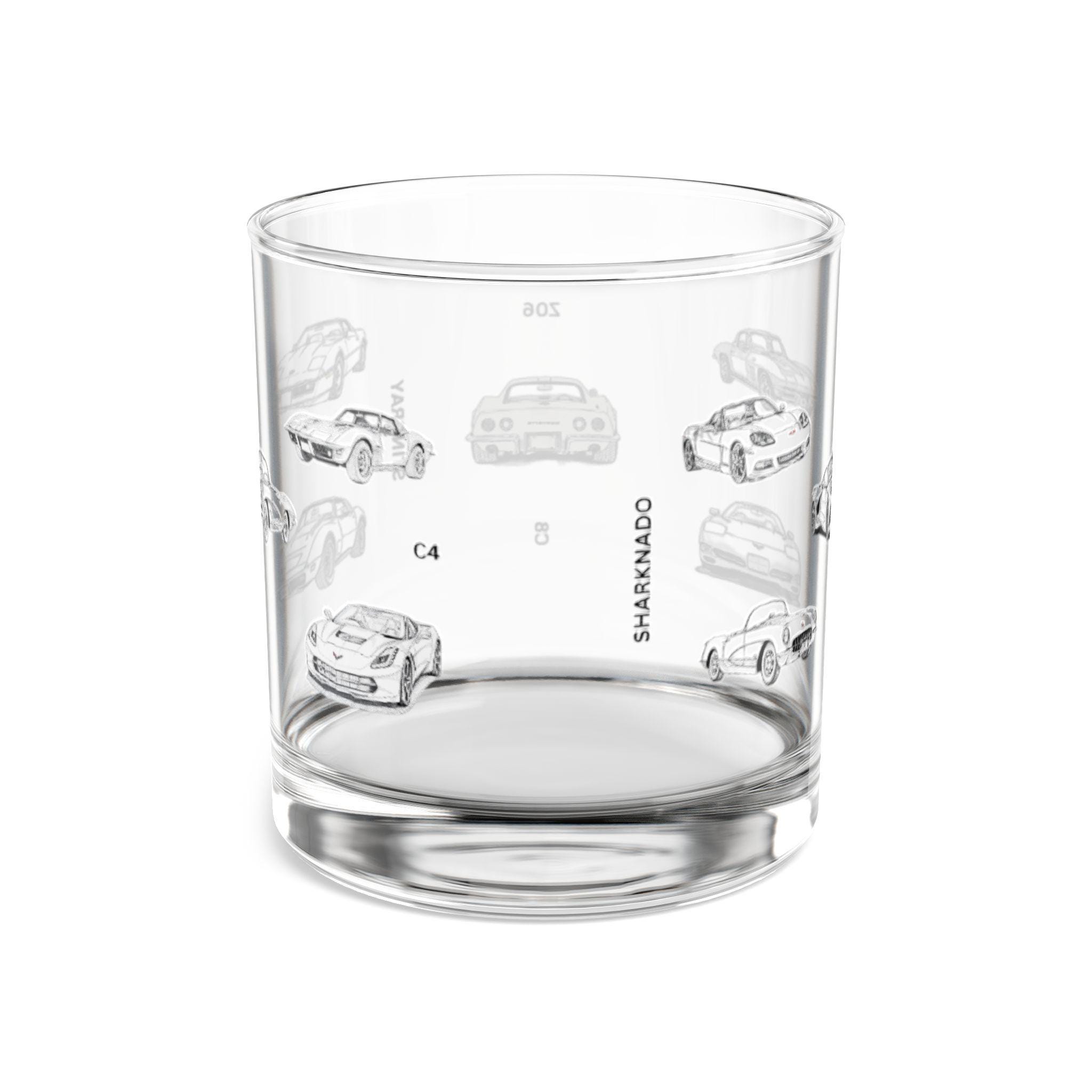 Iconic Corvette Whiskey Glass | 10 Oz | Classic Car Lover’s Gift ...