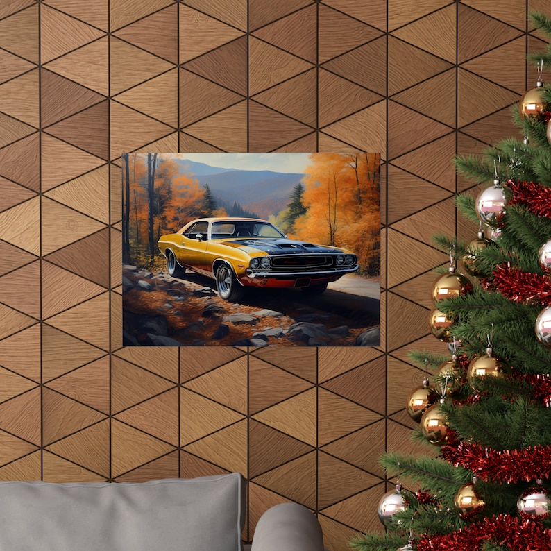 1970 Dodge Challenger Matte Horizontal Posters - Home Decoration - Wall ...