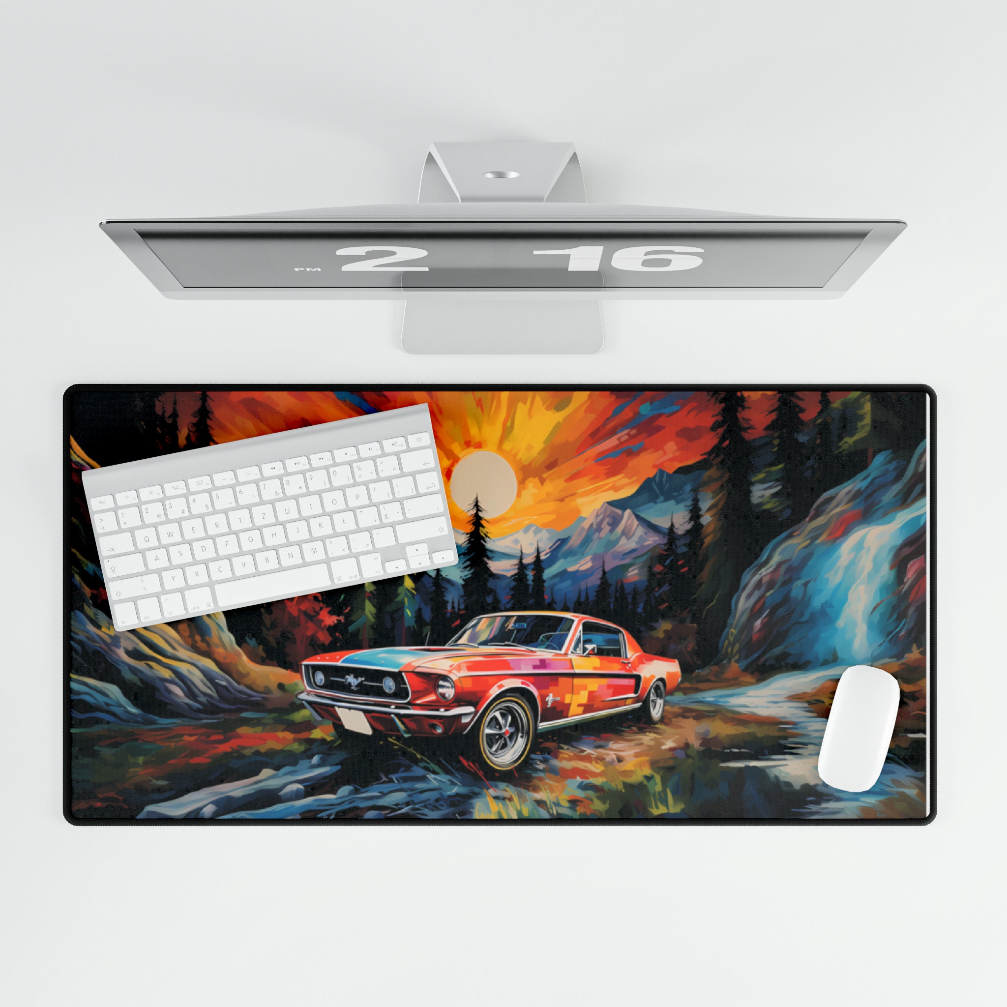 1967 Ford Mustang Desk Mats Classic Car Office Accessories Car ...