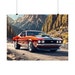 1971 Ford Mustang Mach 1 Matte Horizontal Posters Home Decoration Wall ...