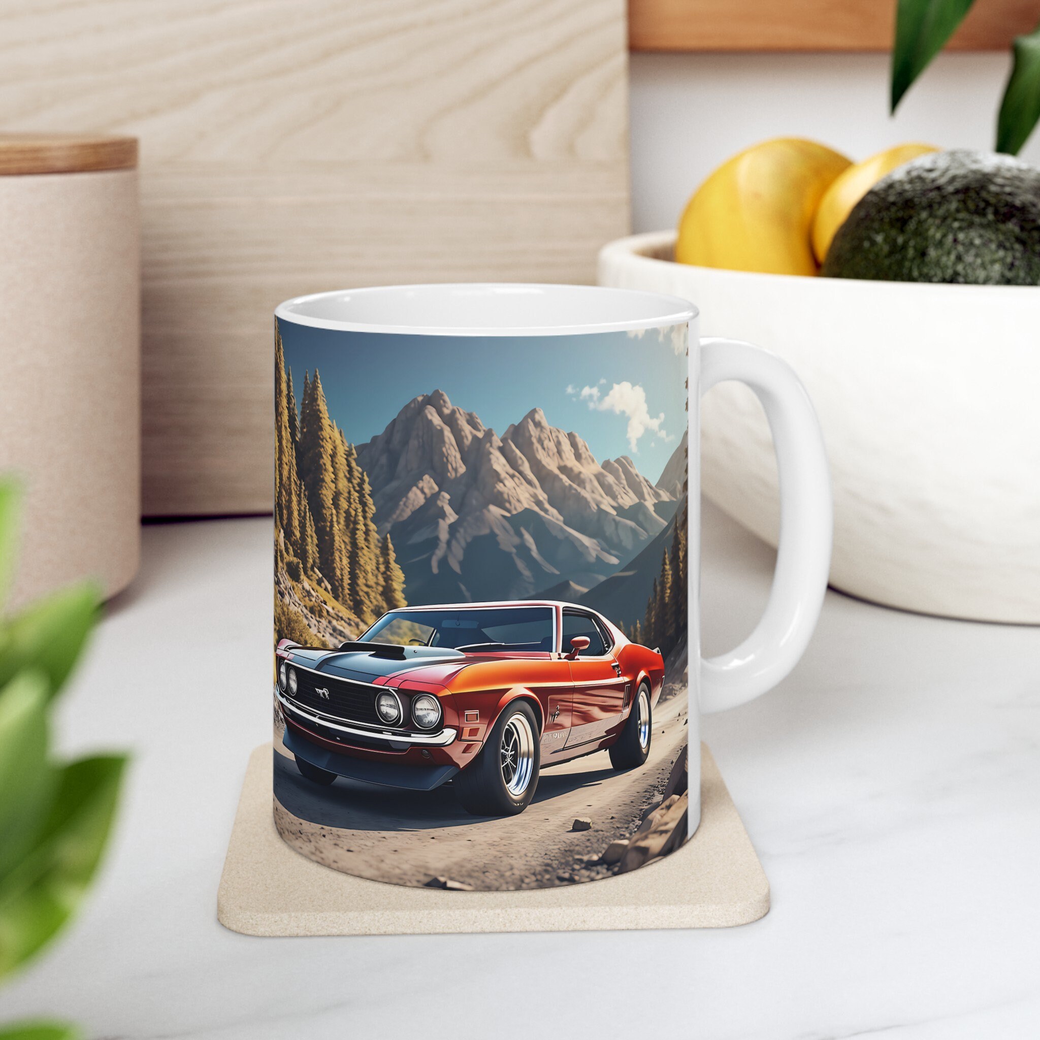1971 Ford Mustang Mach 1 Ceramic Mug 11oz - Etsy