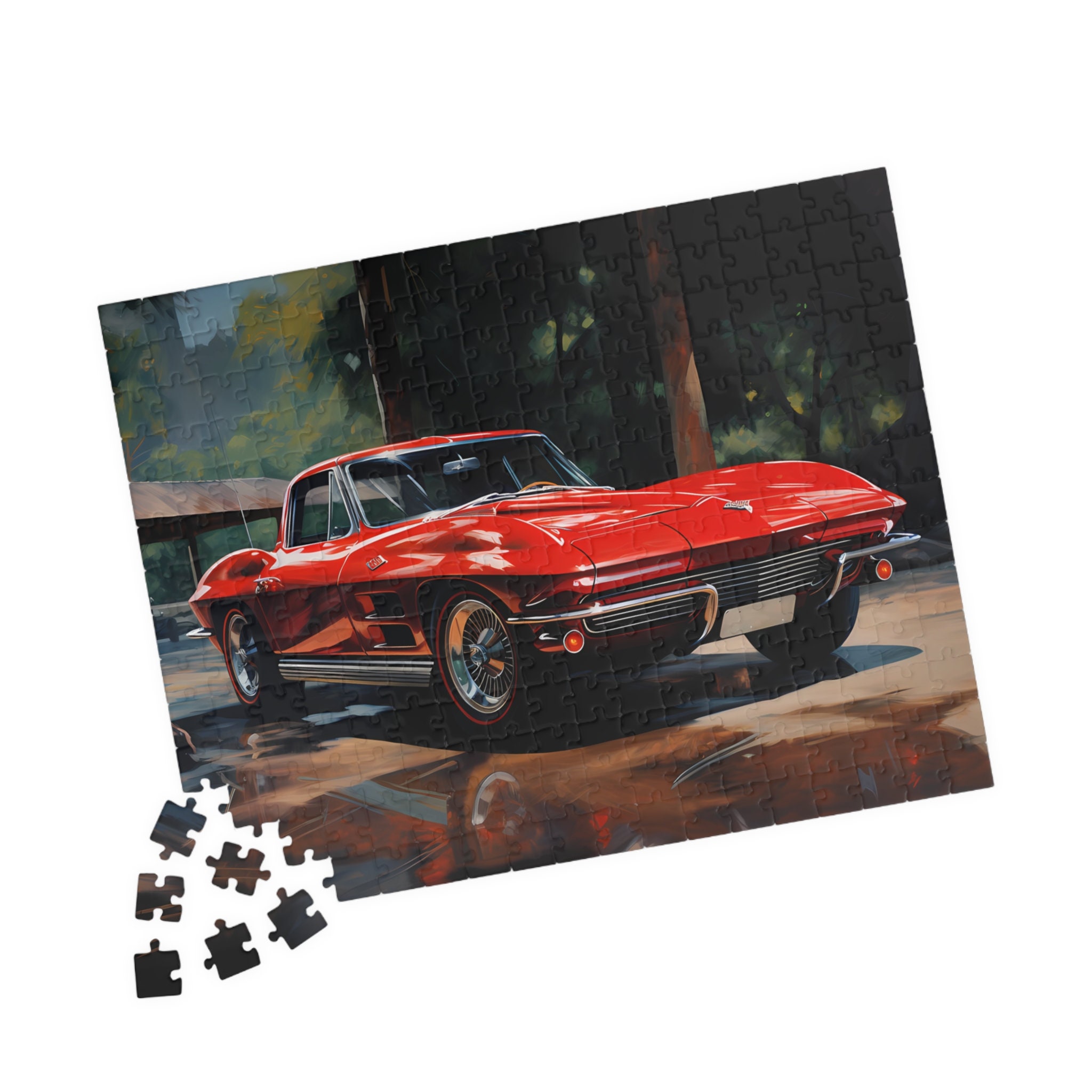 1963 Chevrolet Corvette Z06 Jigsaw Puzzle (110, 252, 520, 1014-piece ...