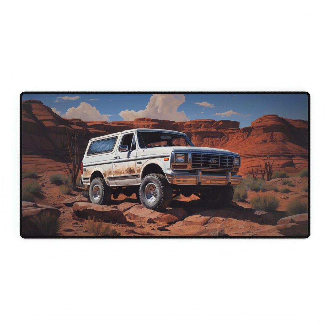 1996 Ford Bronco Desk Mats Classic Car Office Accessories Car Lover ...