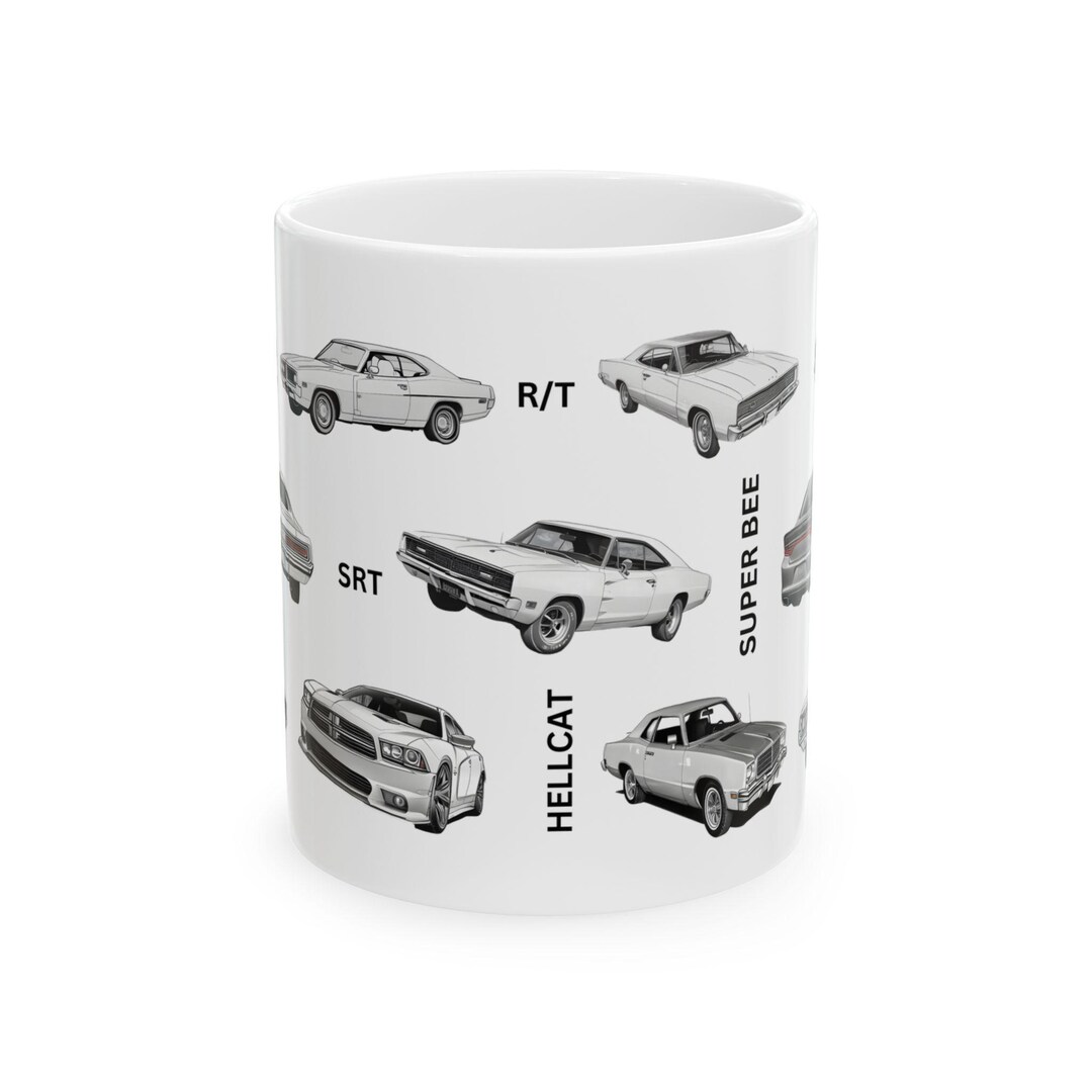Classic Dodge Charger Mug | 11 Oz and 15 Oz | Classic Car Lover’s Gift ...