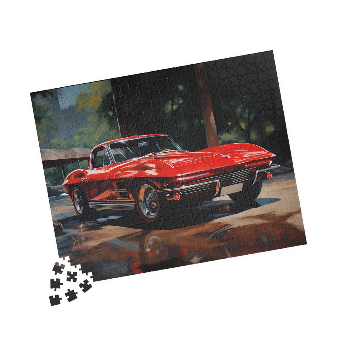 1963 Chevrolet Corvette Z06 Jigsaw Puzzle (110, 252, 520, 1014-piece ...
