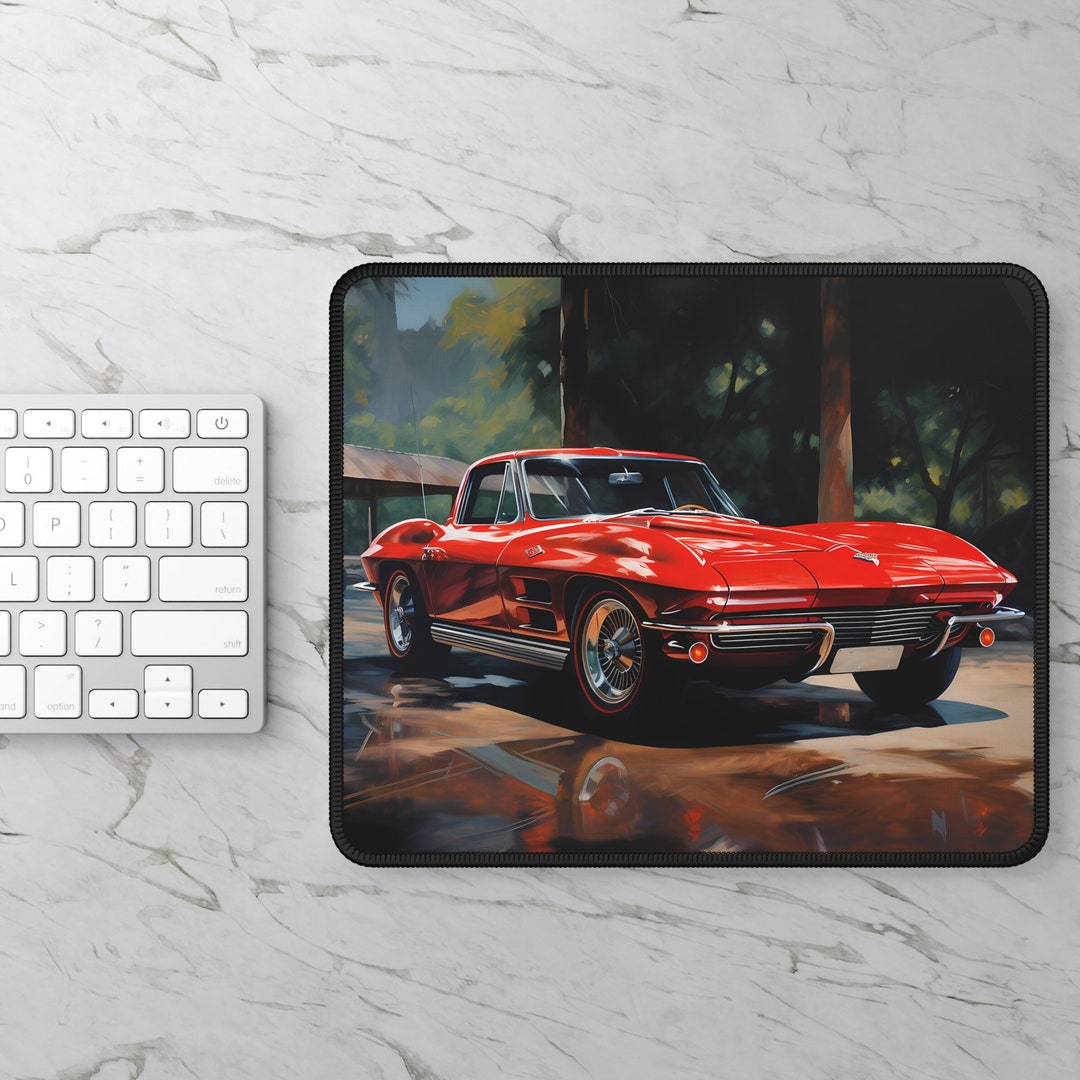 1963 Chevrolet Corvette Mouse Pad Office Decoration Classic Car Gift ...