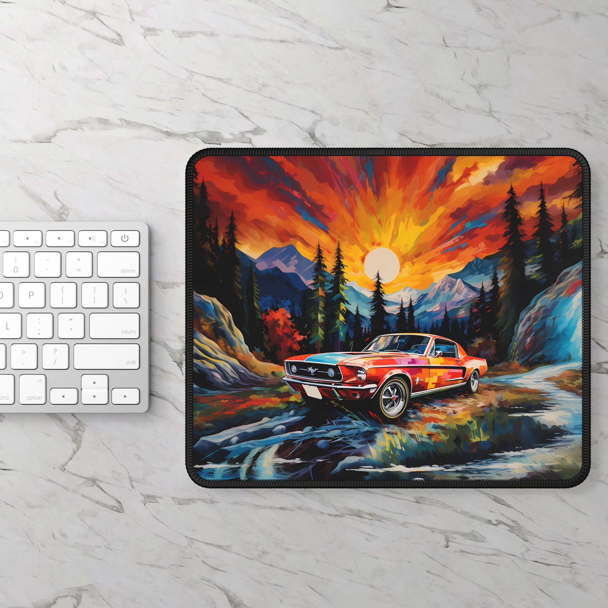 1967 Ford Mustang Gaming Mouse Pad - Computer Mouse Pad - Office ...