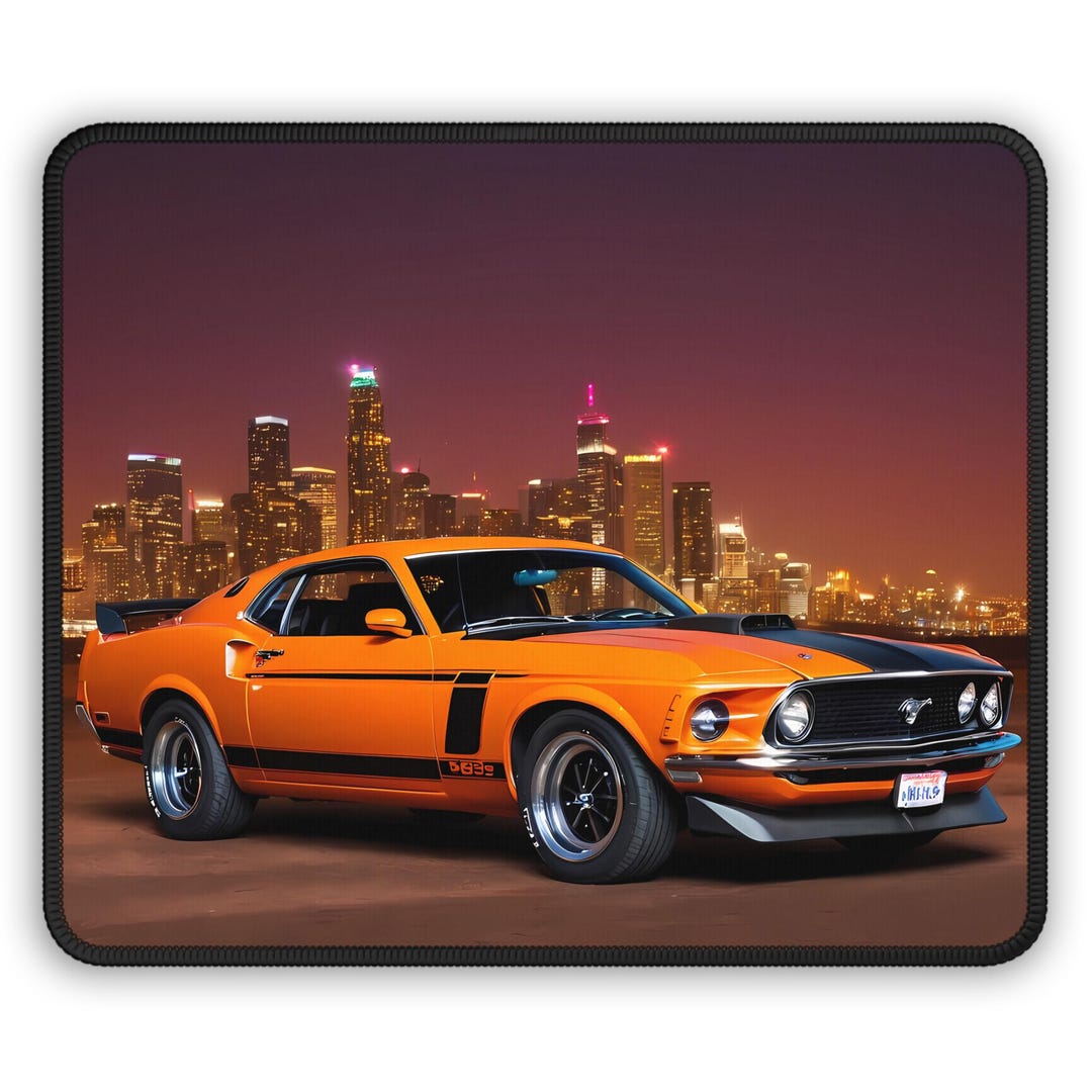 1969 Ford Mustang Boss Mouse Pad Computer Mouse Pad Office Decoration ...