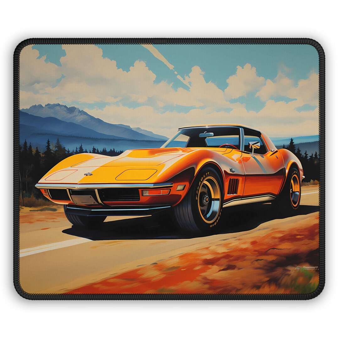 1973 Chevy Corvette Mouse Pad Computer Mouse Pad Office Decoration - Etsy