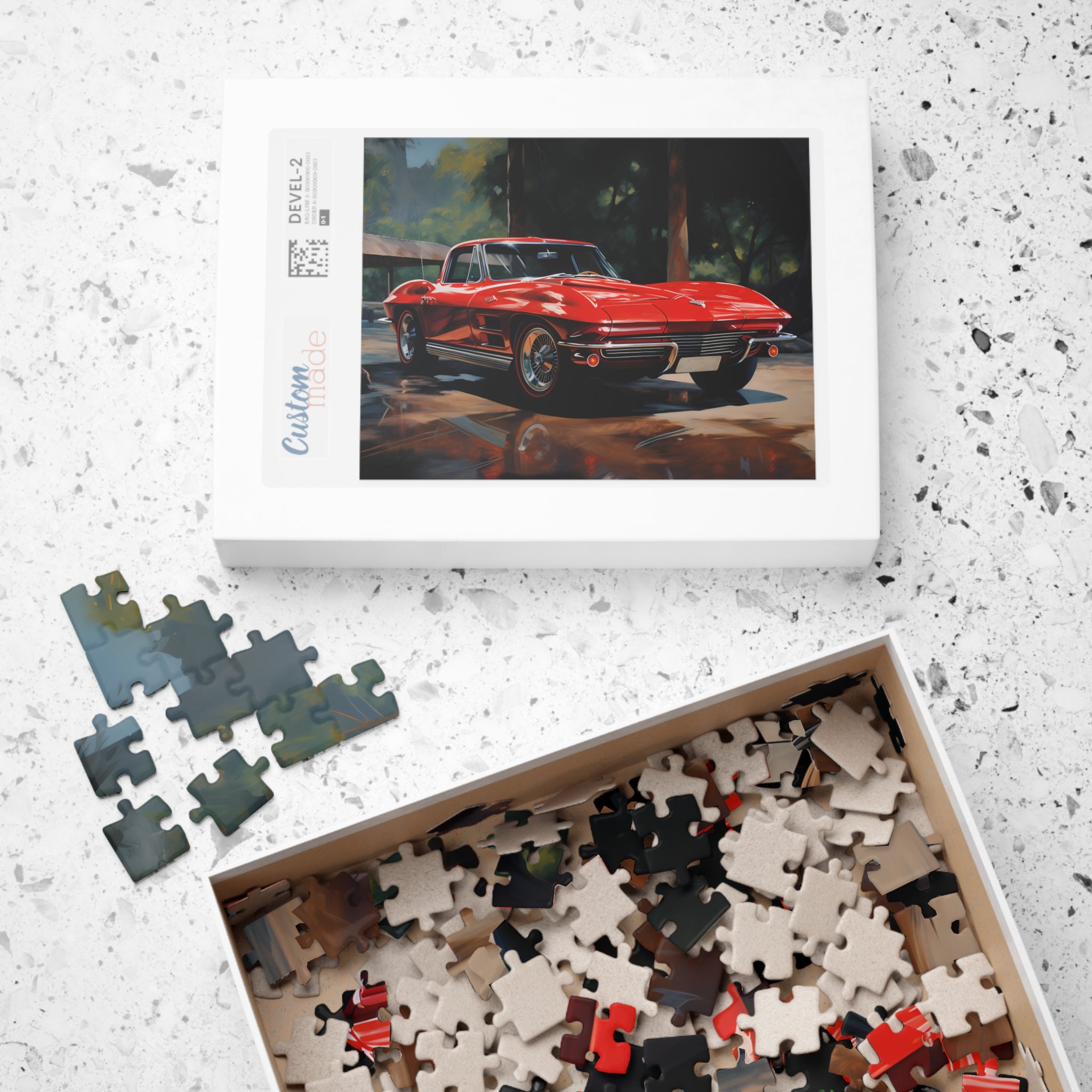 1963 Chevrolet Corvette Z06 Jigsaw Puzzle (110, 252, 520, 1014-piece ...
