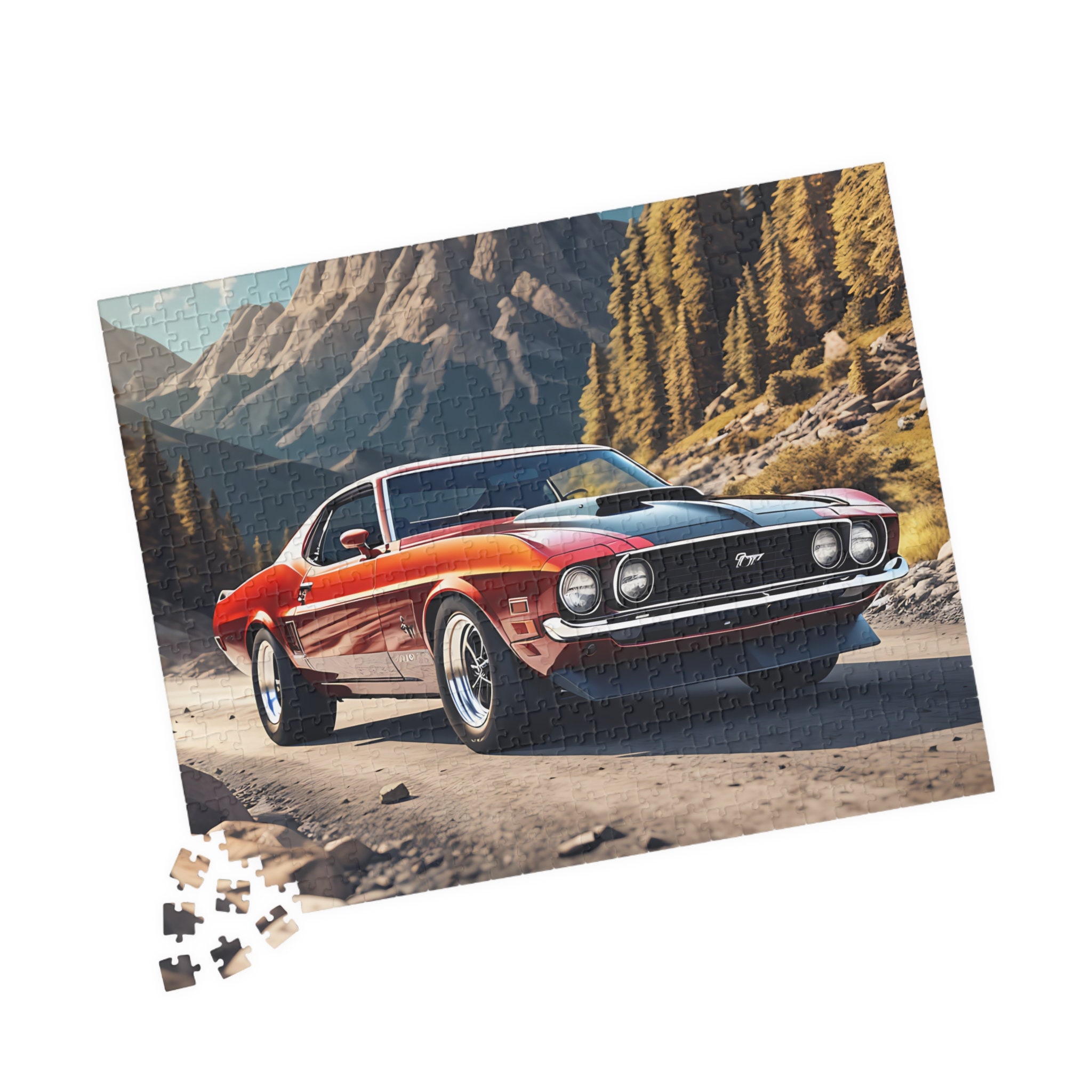 1971 Ford Mustang Mach 1 Jigsaw Puzzle 252, 520, 1014-piece Iconic ...
