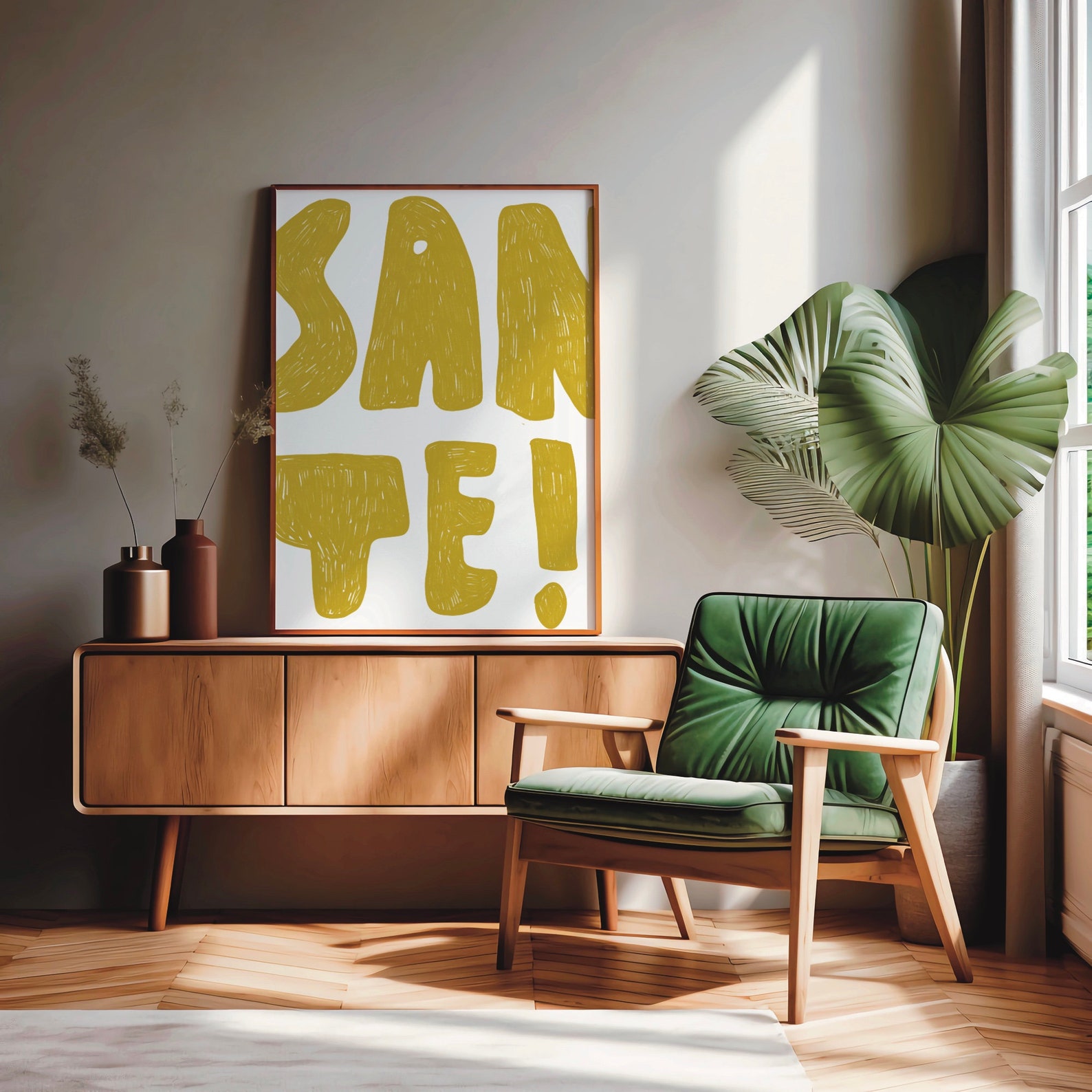 Sante Poster, French Style Prints, Trendy Art for Living Room ...