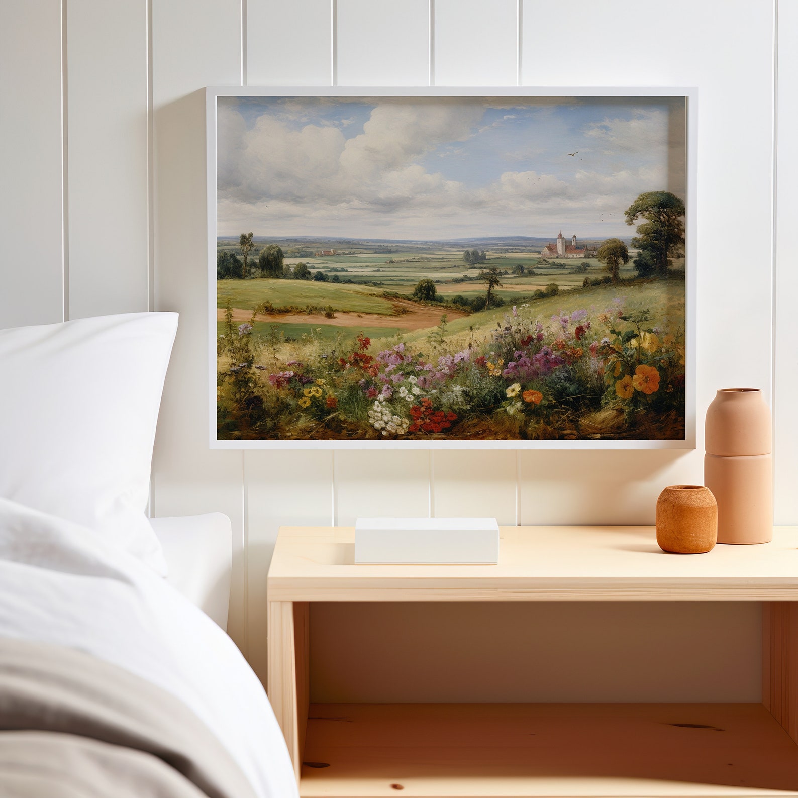 Printable Oil Painting, Renaissance Landscape Art Scene, Digital ...