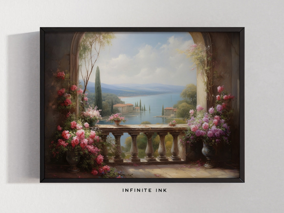 Printable Oil Painting, Renaissance Art Scene, Digital Download, High ...