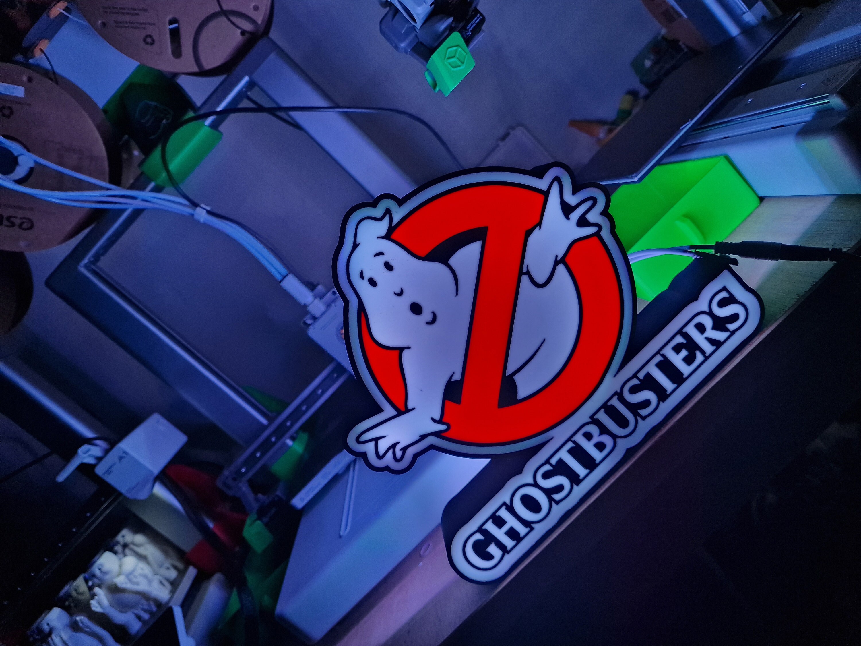 Ghostbusters Lightbox Sign,with Colour Changing Led's - Etsy