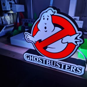 Ghostbusters Lightbox Sign,with Colour Changing Led's - Etsy