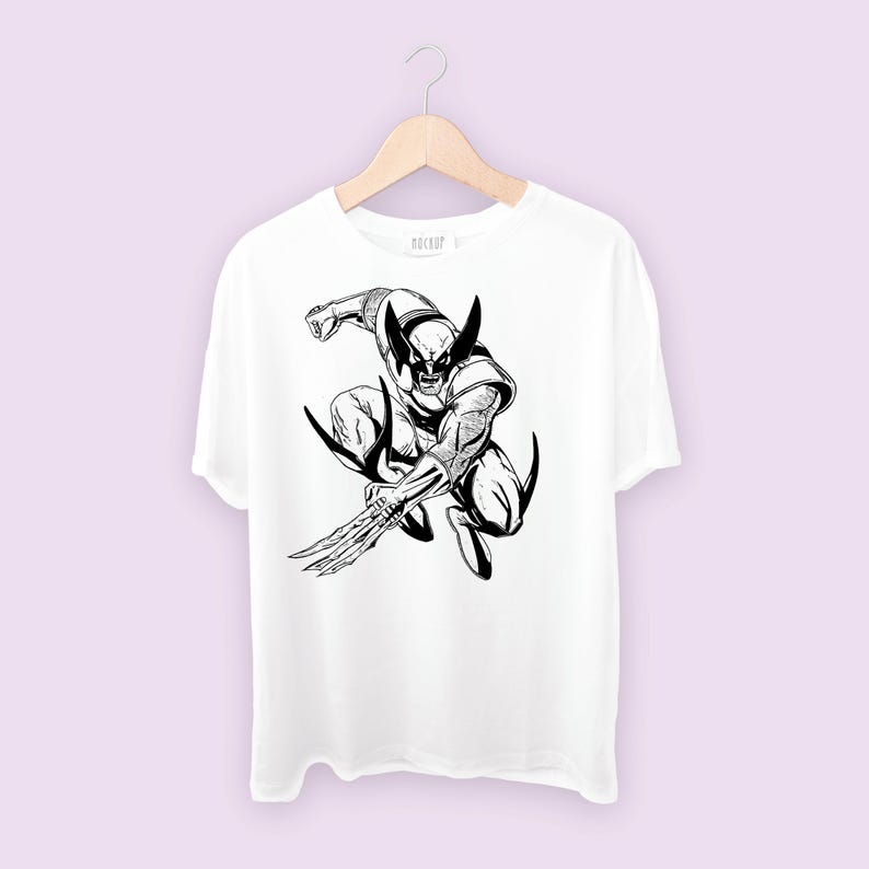 Wolverine SVG, PNG, JPG Files Pack, Prints, T-shirt Designs, Cards ...
