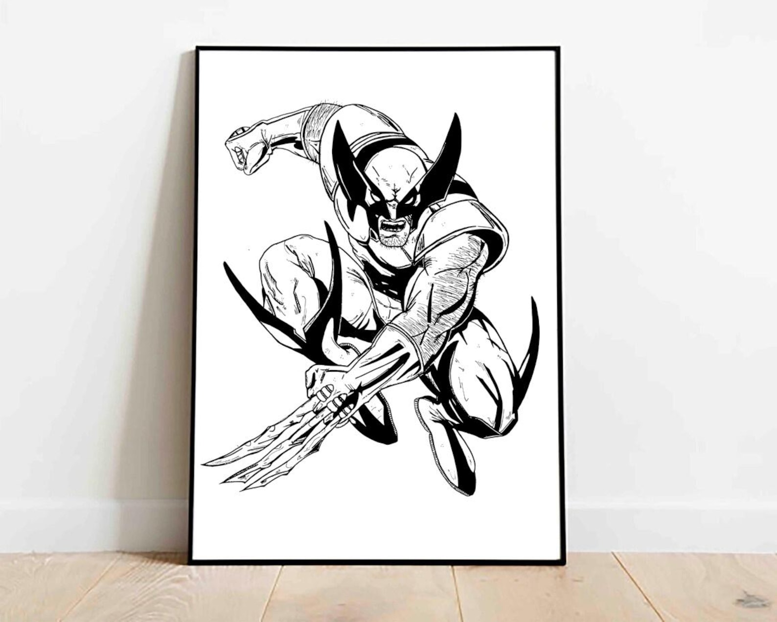 Wolverine SVG, PNG, JPG Files Pack, Prints, T-shirt Designs, Cards ...