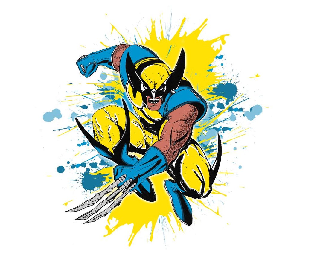 Wolverine SVG, PNG, JPG Files Pack, Prints, T-shirt Designs, Cards ...