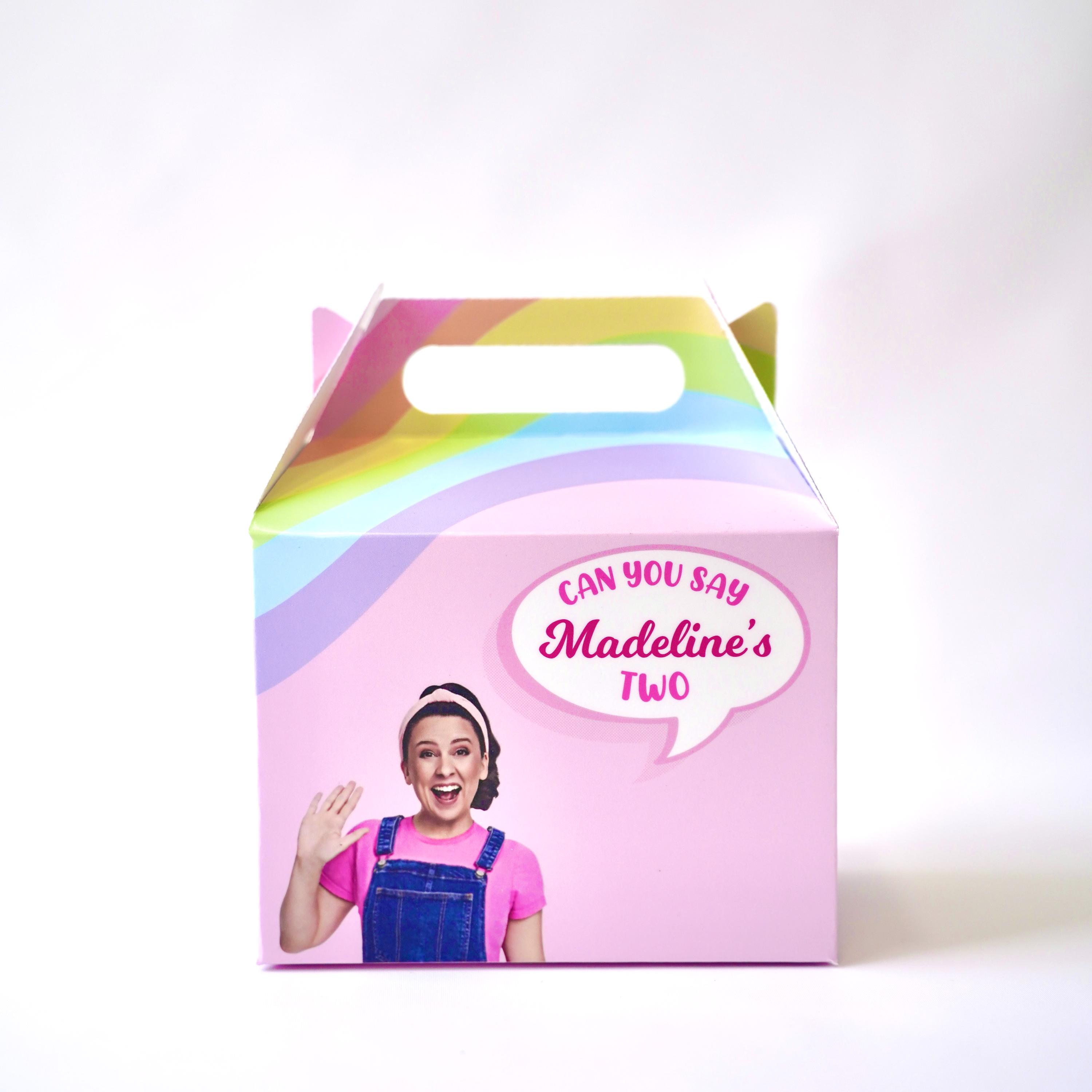 Miss Rachel Birthday Gable Boxes: Custom Party Favor Boxes - Etsy