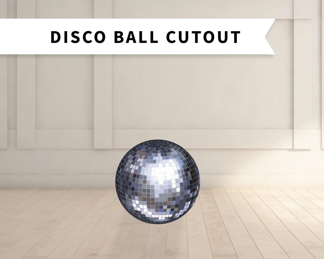 Disco Ball Cutout: Birthday Party Photo Booth Prop - Etsy