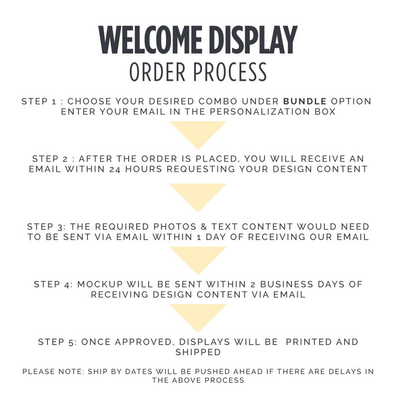 Wedding Welcome Sign Custom Large Wedding Display Arch Foamboard ...